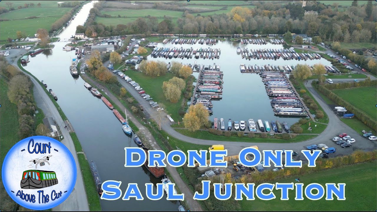 Saul Junction - Cotswold Canals and Gloucester and Sharpness Drone only ...