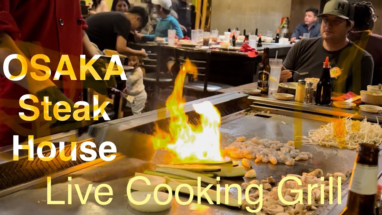 Live Cooking Grill | OSAKA Japanese steak House | - YouTube
