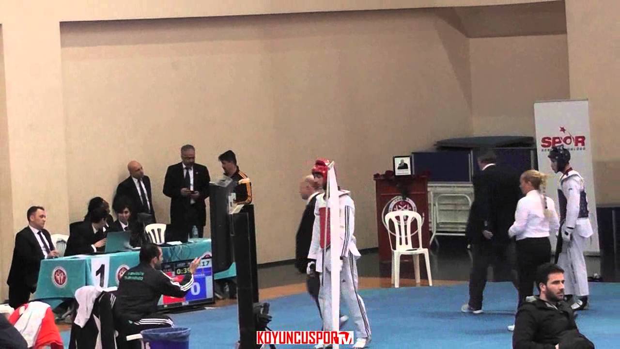 (1027) 63kg Taner Bas vs Orcun Tas (2016 Turkish Junior TKD ...