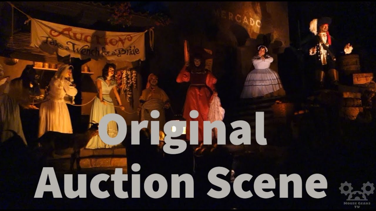 Pirates Of The Caribbean Original Auction Scene & Waterfall Effect ...