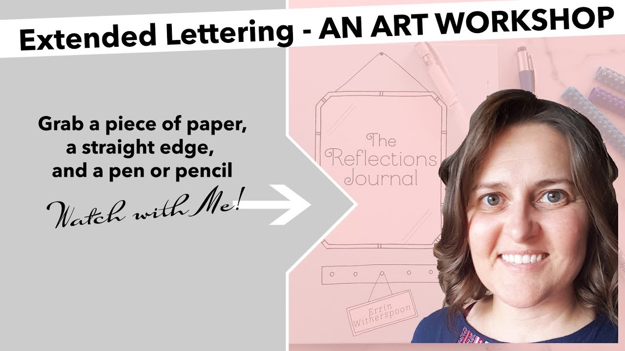Extended Lettering - A Beginner Hand Lettering Workshop - YouTube