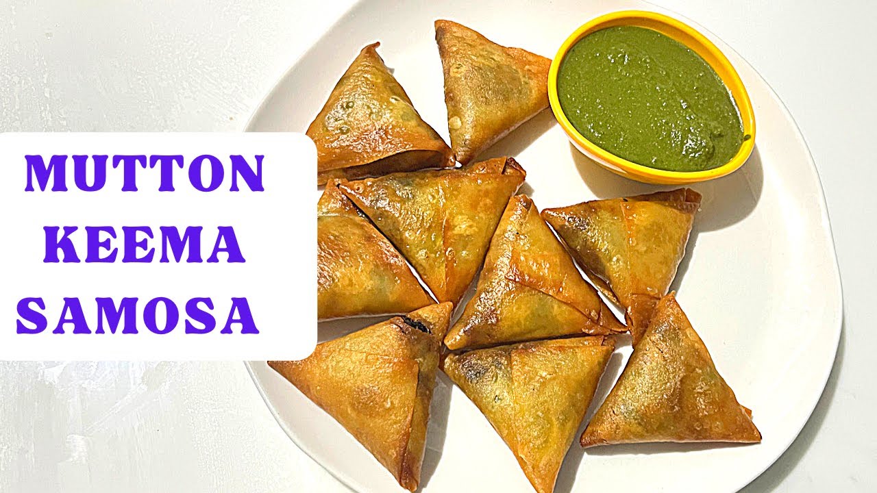 Mutton Keema Samosa | Keema Samosa Recipe | How to make keema samosa ...
