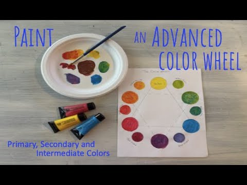 Paint An Advanced Color Wheel- Great for 3rd, 4th and 5th grade ...