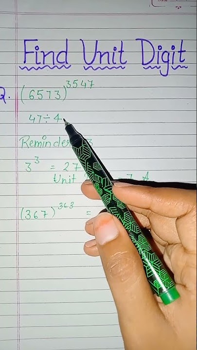 How to find a Unit digit | Number System | Unit digit | New trick | Study By Sukanya Srivastav ...