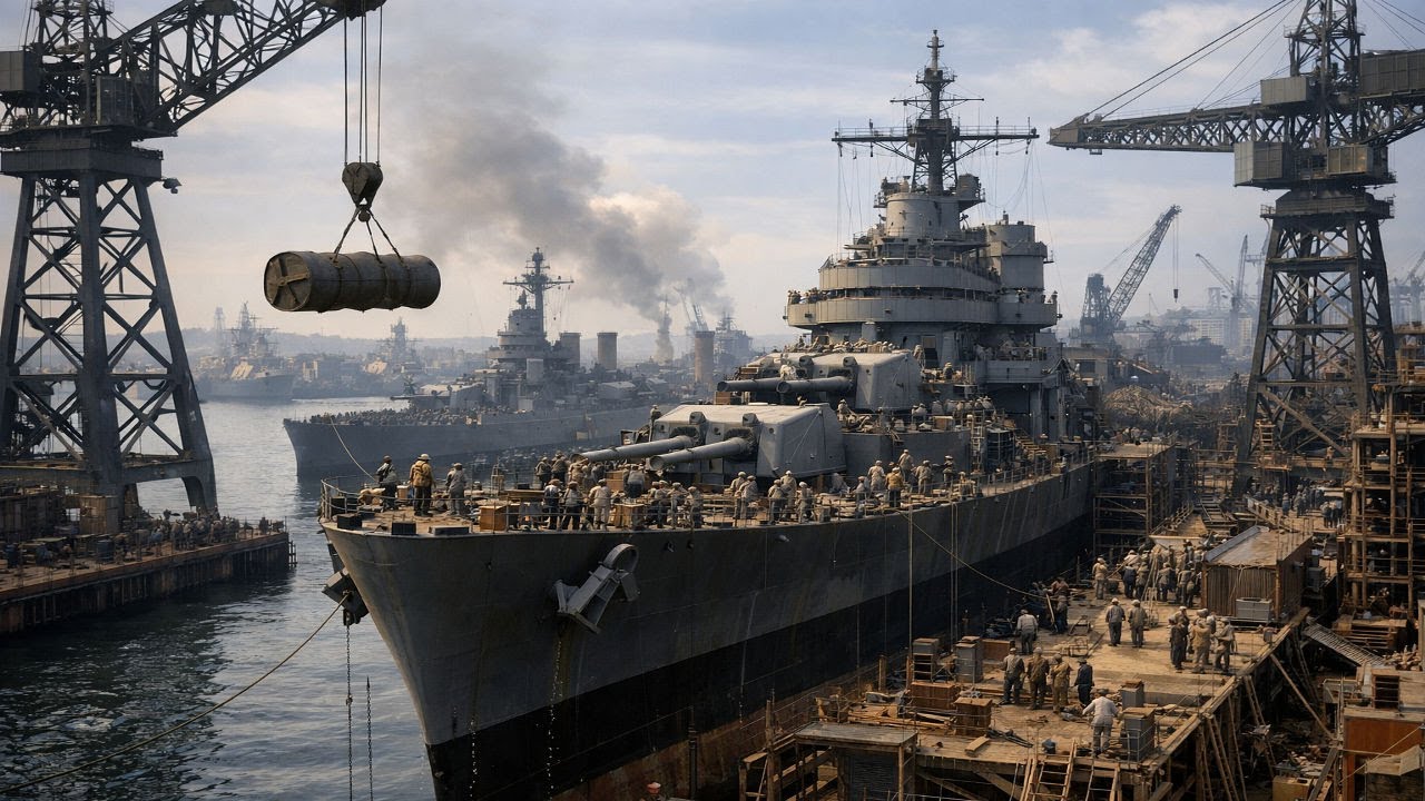 Inside America’s WWII Shipyards: How US Navy Ships Were Built at ...