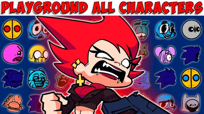 Fnf Characters Playground All Charactersmaps Youtube Steam