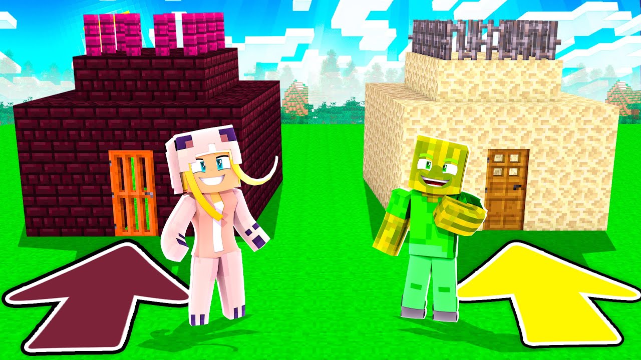 NETHER Base vs. END Base! Minecraft - YouTube