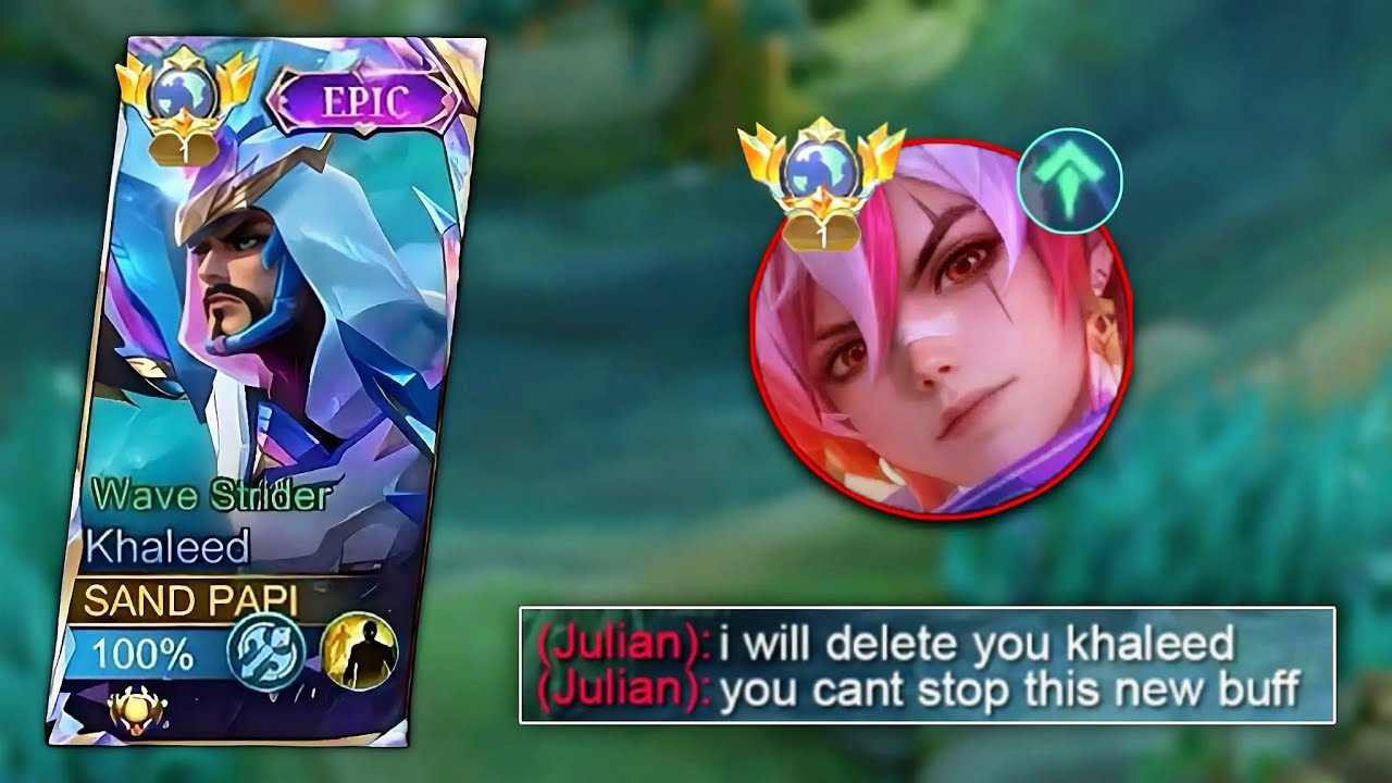 HOW TO COUNTER NEW BUFF JULIAN IN EXP LANE USING THIS KHALEED BUILD ...