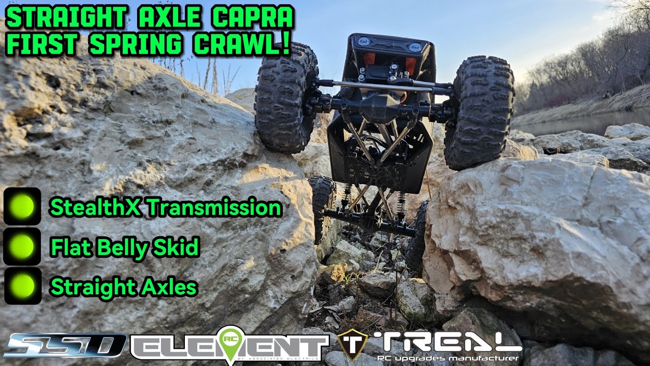 Conquering Insane Terrain with Axial Straight Axle Capra! - YouTube