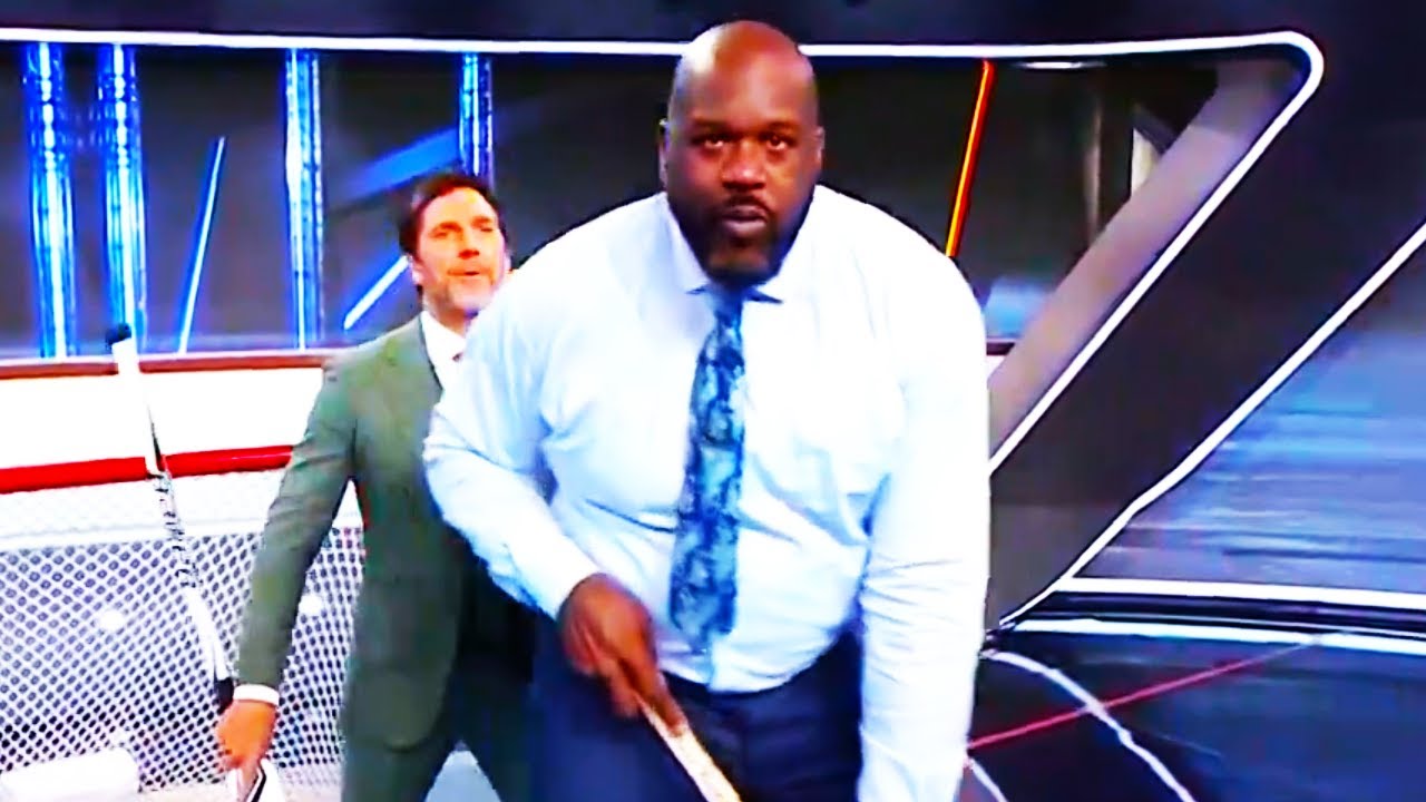 Shaquille O’Neal Zach Hyman Impression with NHL on TNT Crew (FULL CLIP ...