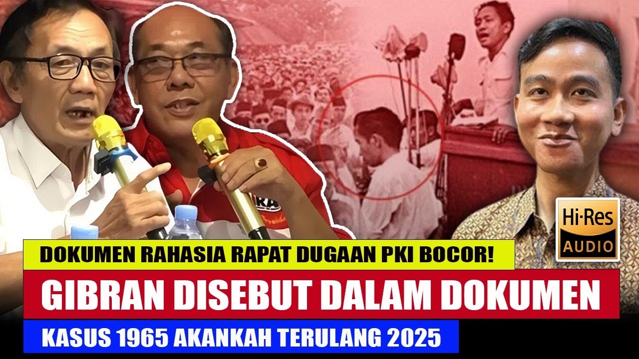 🔴BOCOR! GIBRAN DISEBUT DALAM DOKUMEN RAPAT DUGAAN ORGANISASI PKI JULI ...