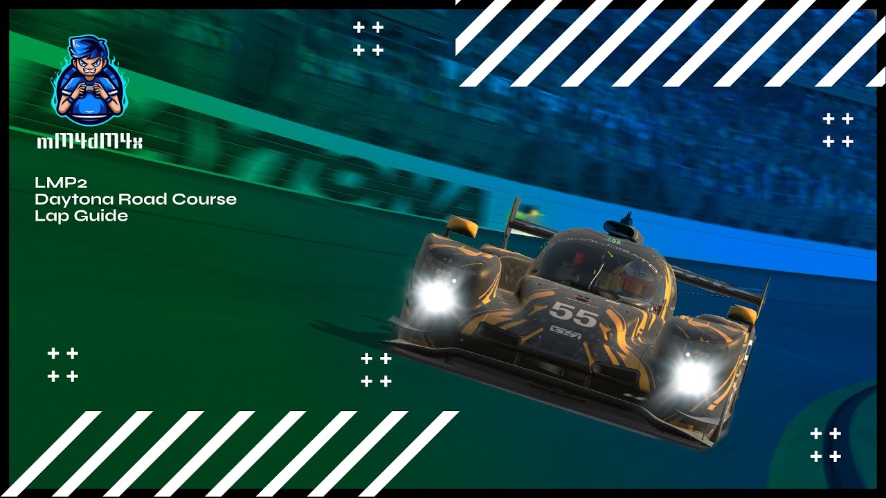 iRacing LMP2 Daytona Road Course Track Guide - YouTube