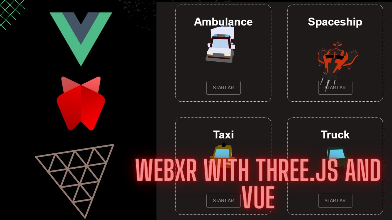 Webxr Api With Vue 3 And Threejs Playlist Youtube 3418
