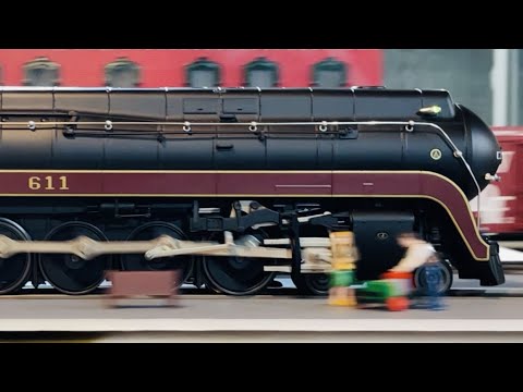 O Gauge Lionel N&W 611 - YouTube