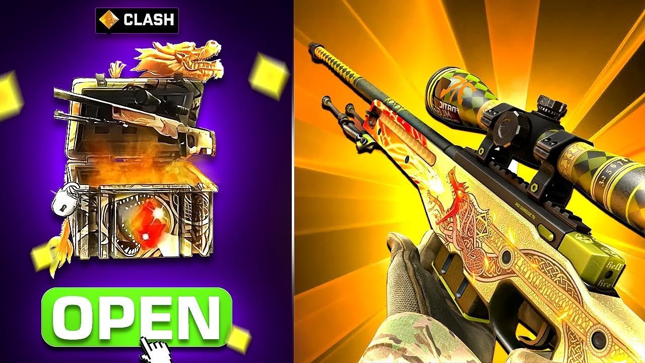 FINALLY UNBOXING THE DRAGON LORE ON CLASHGG - YouTube