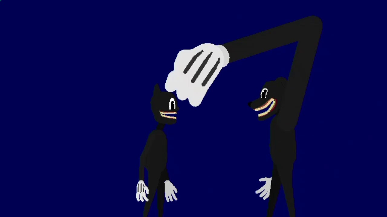 Cartoon cat vs cartoon dog | stick nodes - YouTube