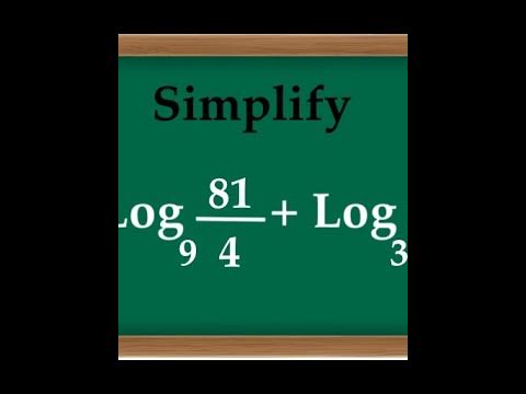 Simplifying Logarithms With Different Base. - YouTube