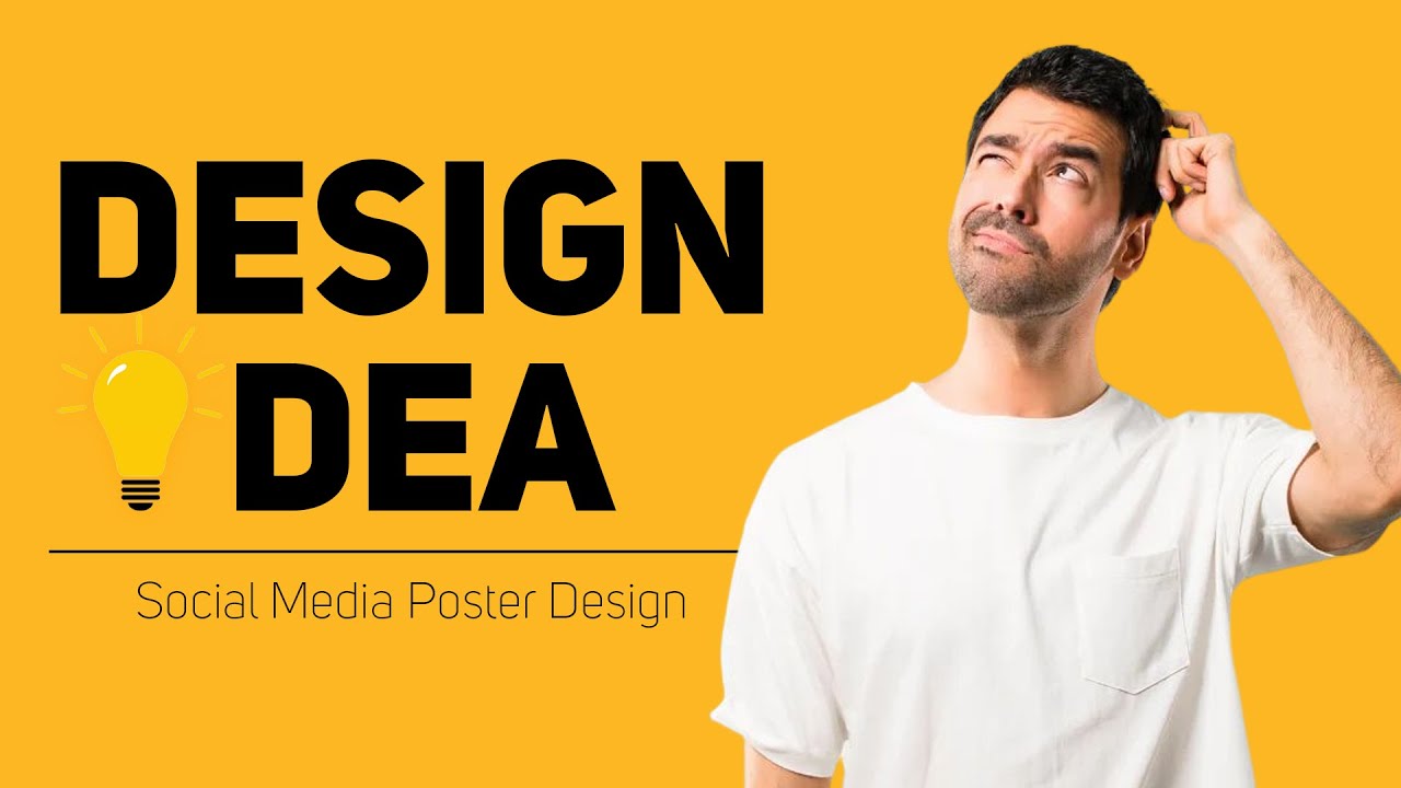 Social Media Poster Design Idea Photoshop Tutorial | Andro Graphics - YouTube