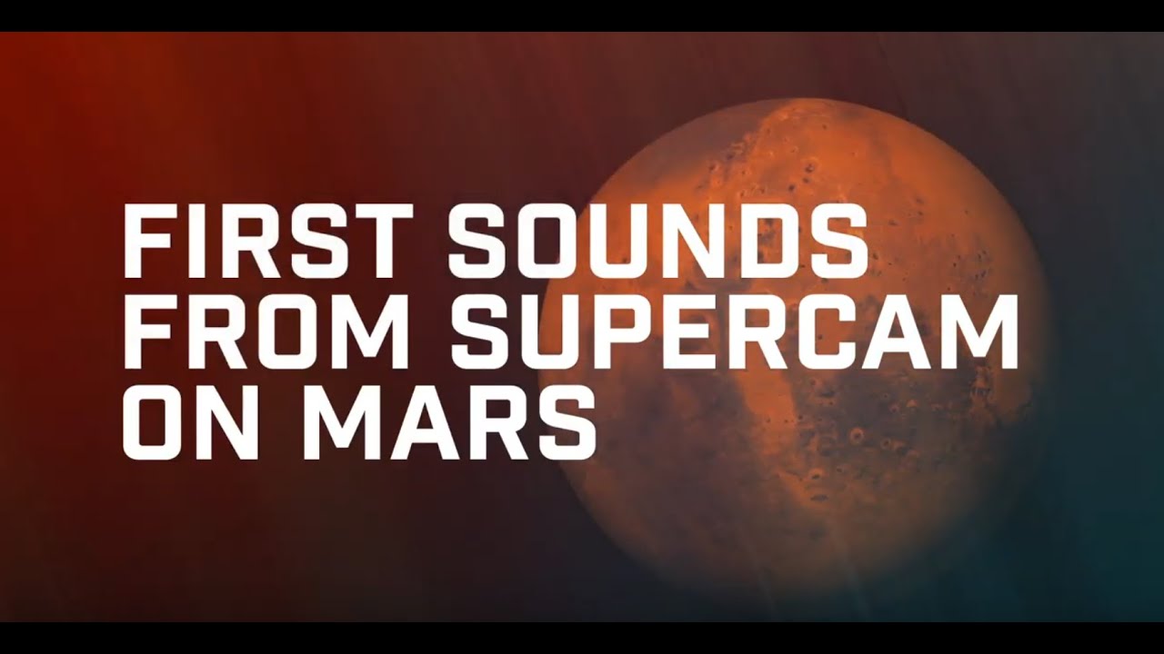 The first sounds from SuperCam on the Perseverance Rover - YouTube