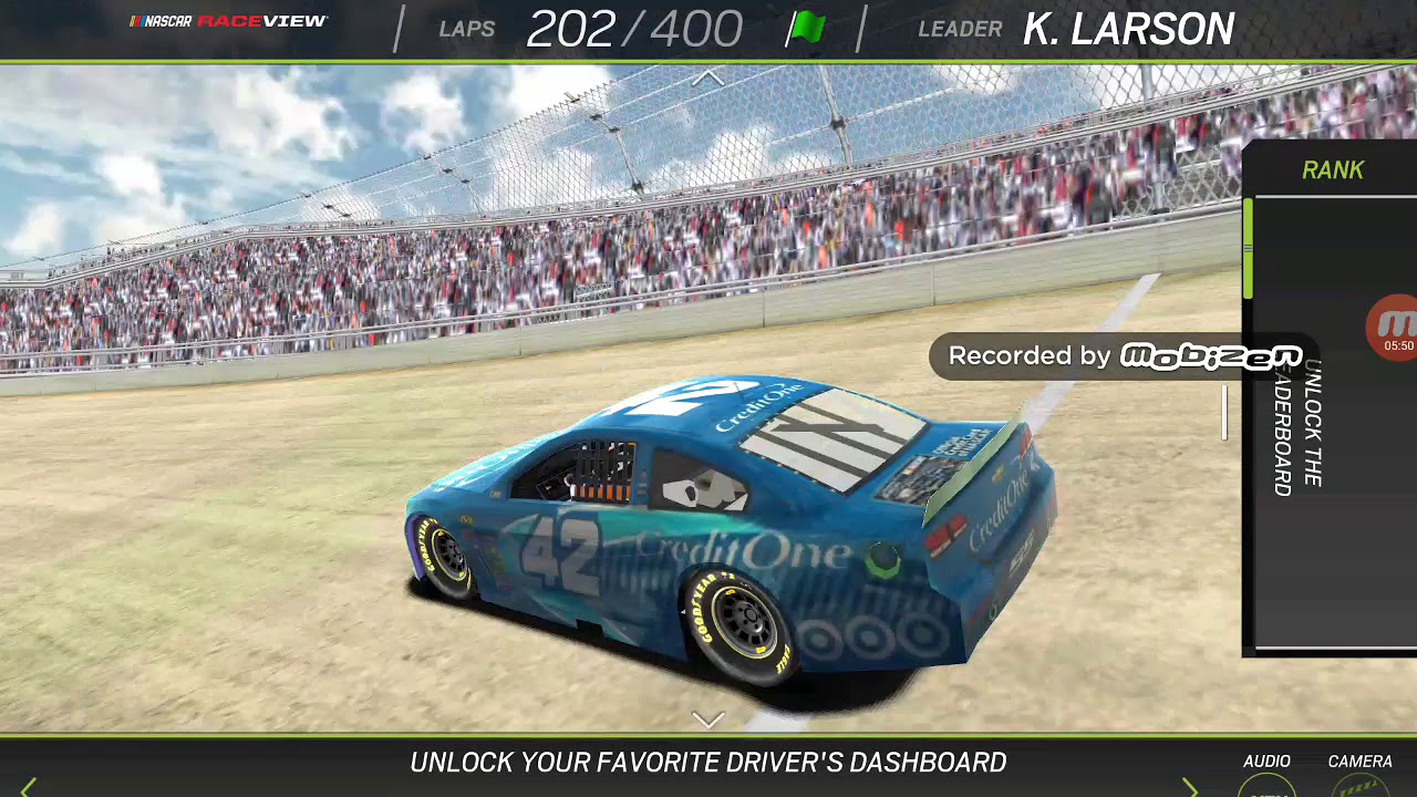Nascar race view! - YouTube