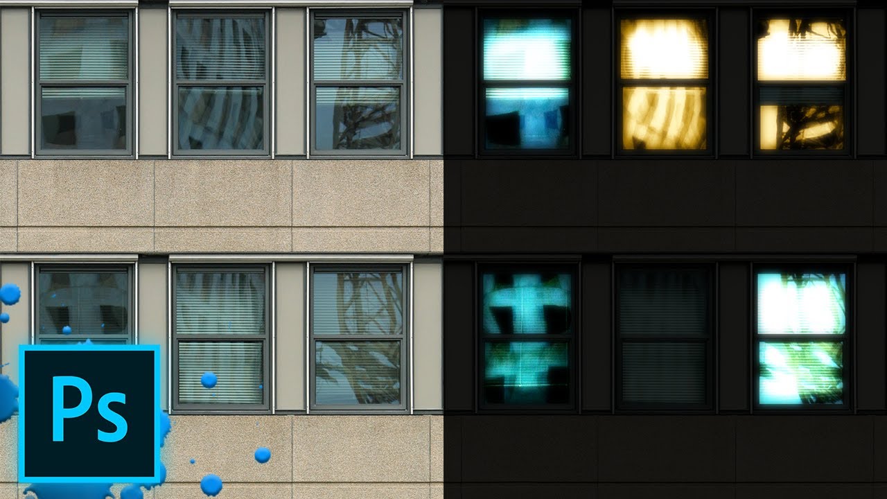 How To Transform A Day Texture Into A Night Texture - YouTube