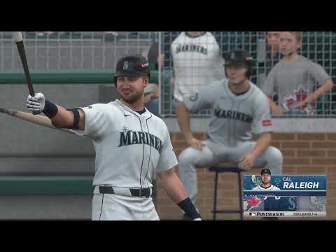 MLB The Show 25 - (AL Championship Series) Toronto Blue Jays vs Seattle Mariners Game 4
