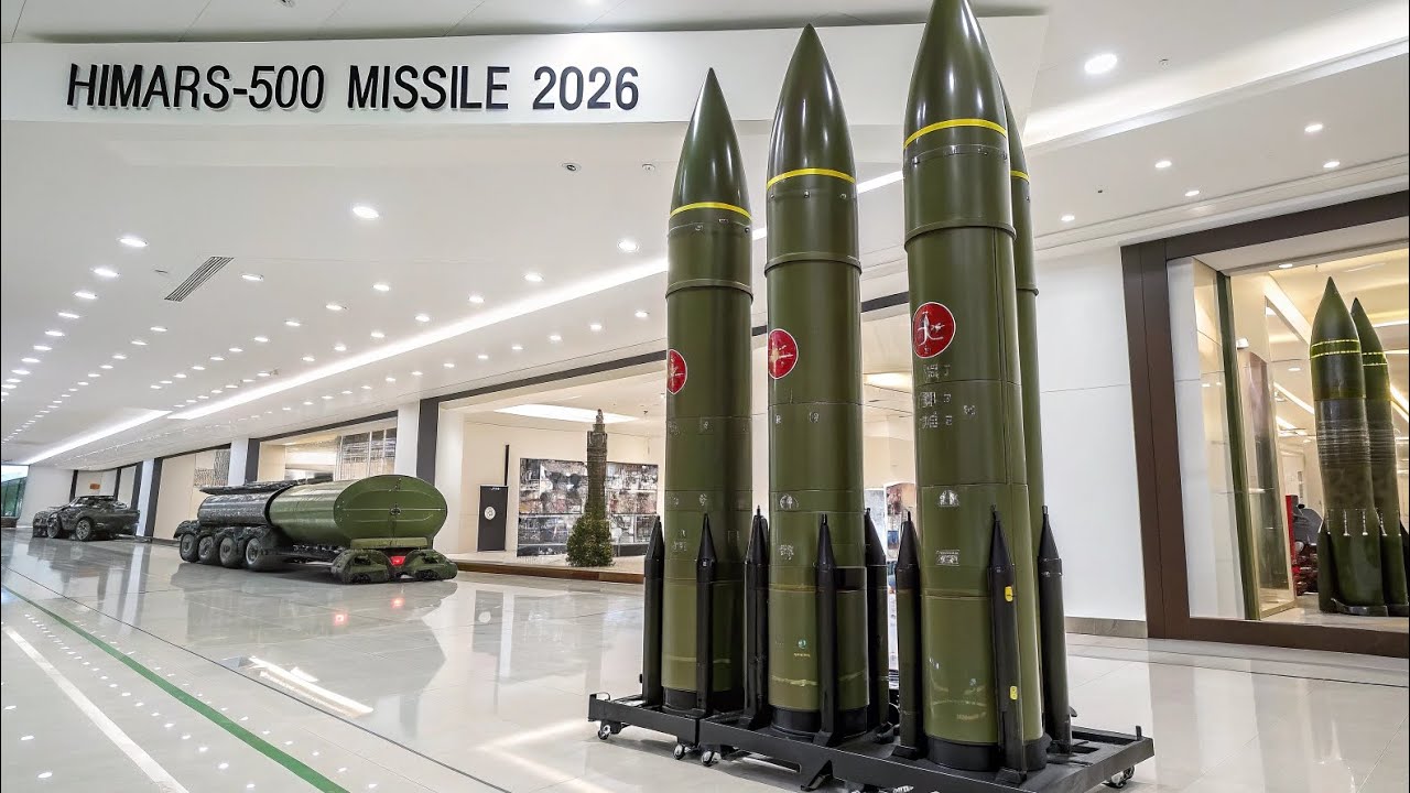 สะเทือนทั้งโลก! HIMARS-500 รุ่นใหม่ 2026 โจมตีแม่น 500 กม. ภายใน 15 วินาที!" - YouTube
