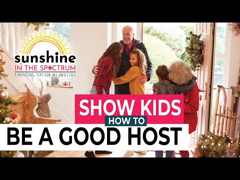 Show Kids How to be a Good HOST! - YouTube