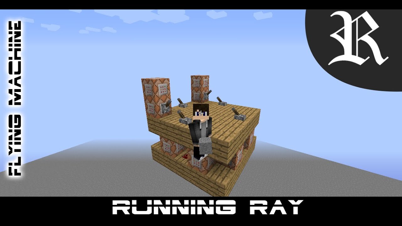 Up, Down, Left, Right, Forward, Backward Flying Machine - Minecraft ...