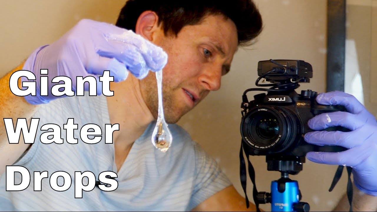 How to Make the World's Largest Water Drops - YouTube