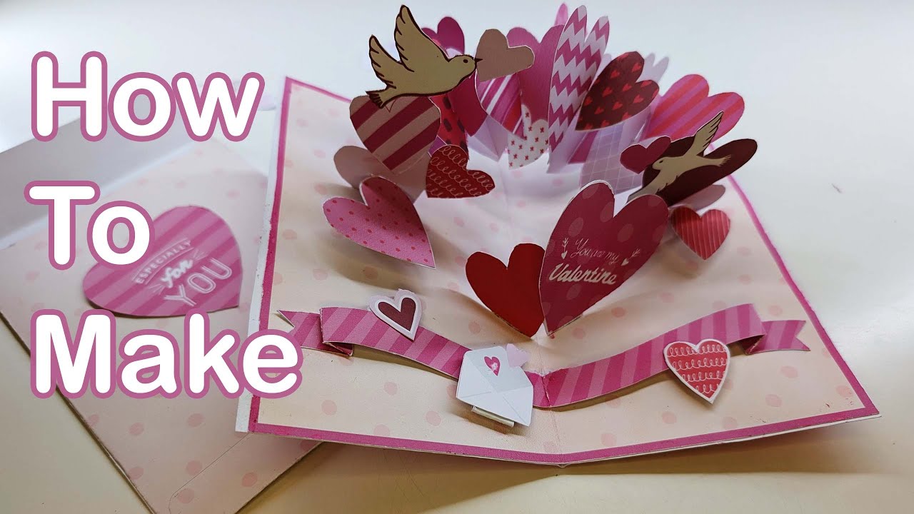 How to Make a 3D Valentine’s Day Card | DIY Pop-Up Card - YouTube
