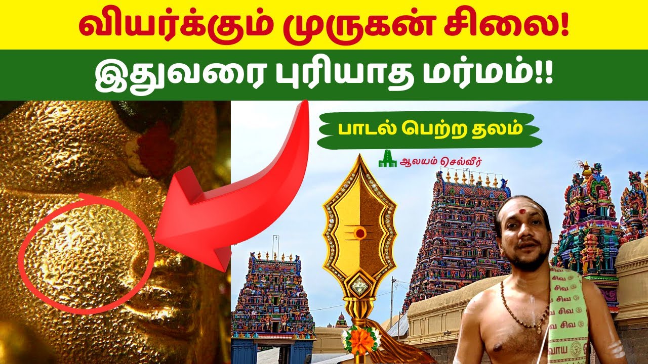 வியர்க்கும் முருகன் சிலை இதுவரை புரியாத மர்மம் Sikkal Singaravelan ...