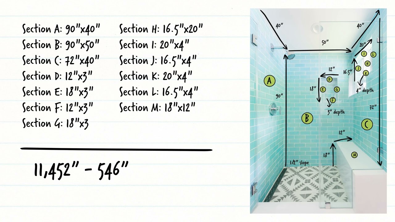 How To Measure For Tile YouTube How To Measure For Tile YouTube