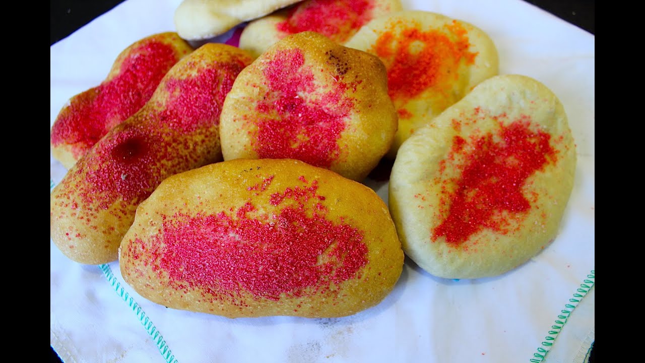 Pan de sal - Panes colorados - La receta de la abuelita - YouTube