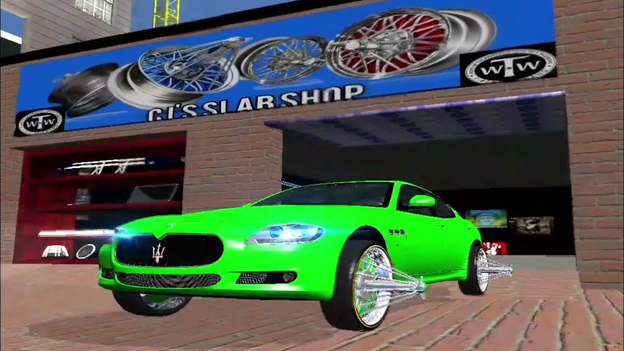 CANDY GREEN MASERATI ON SWANGERS WITH BANG × GTA SAN ANDREAS - YouTube