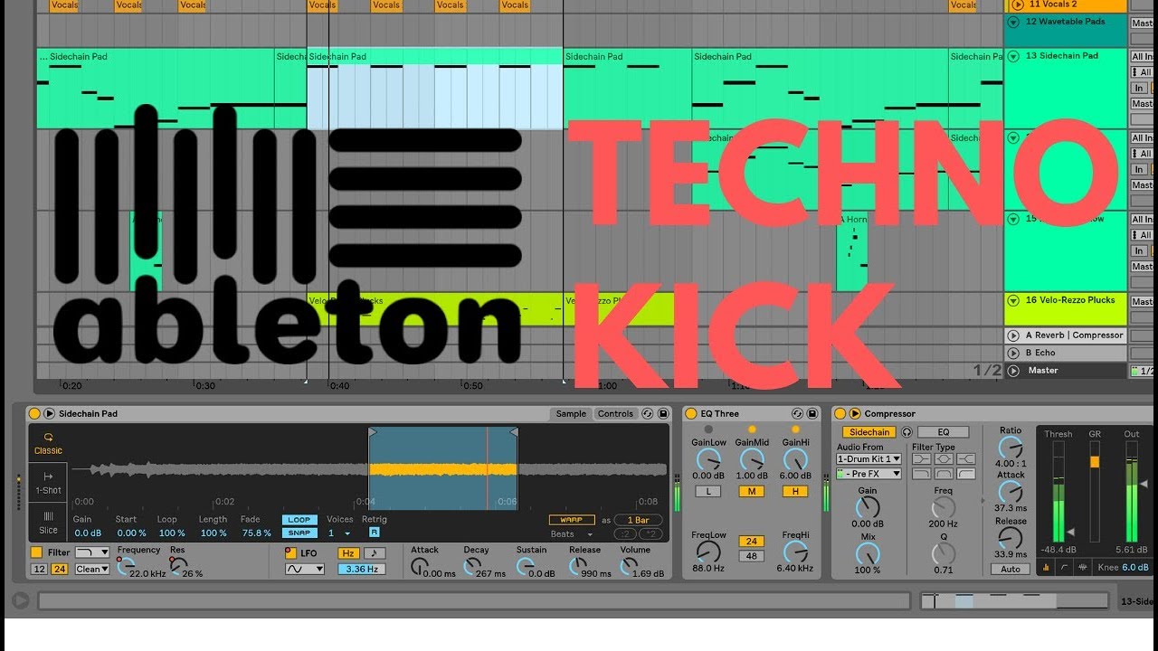 Ableton Techno Kick Tutorial Espa ol Drumcode TechnoTutorial Ableton Techno Kick Tutorial Espa ol Drumcode TechnoTutorial