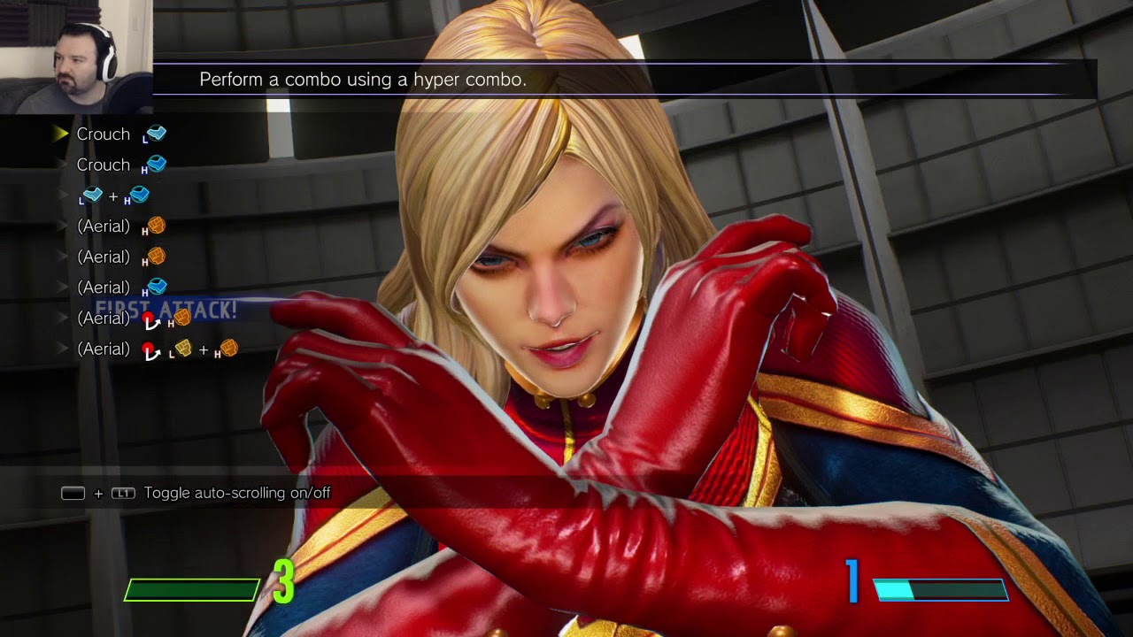 Marvel vs. Capcom Infinite Missions: Captain Marvel Trials - YouTube