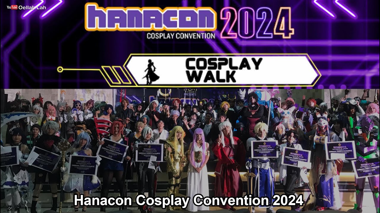 Cosplay Walk at HanaCon, Cosplay Convention 2024 - YouTube