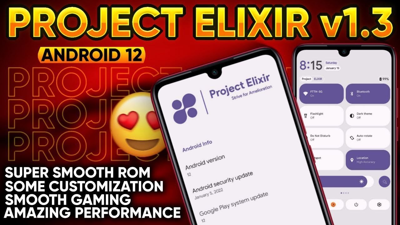 Project Elixir 1.3 For Redmi Note 7 Pro | Project Elixir Android 12 ...