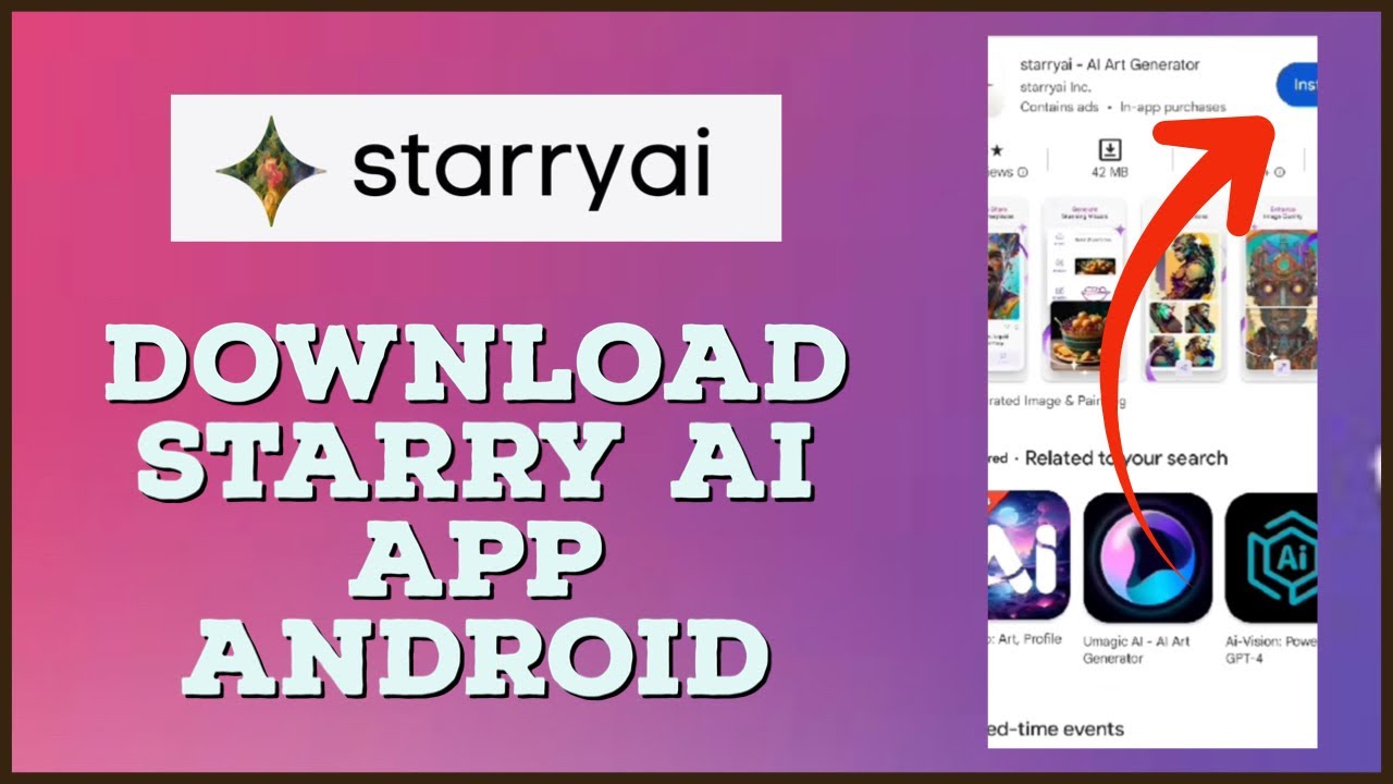 How to Download Starry AI APP in Your Android Device 2024 | Install ...