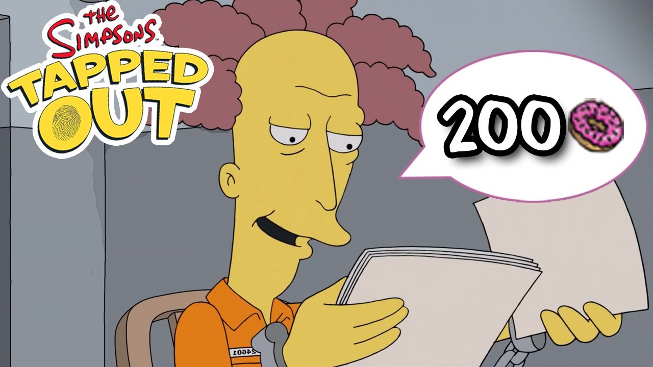 The Simpsons: Tapped Out - Future Sideshow Bob - 200 Donuts (Limited ...