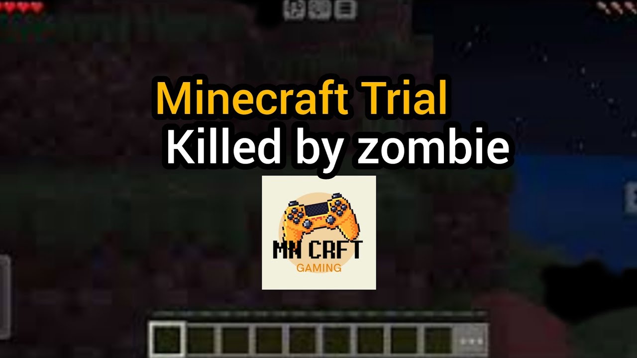 Minecraft Trial | Killed By Zombie🧟‍♂️ - YouTube