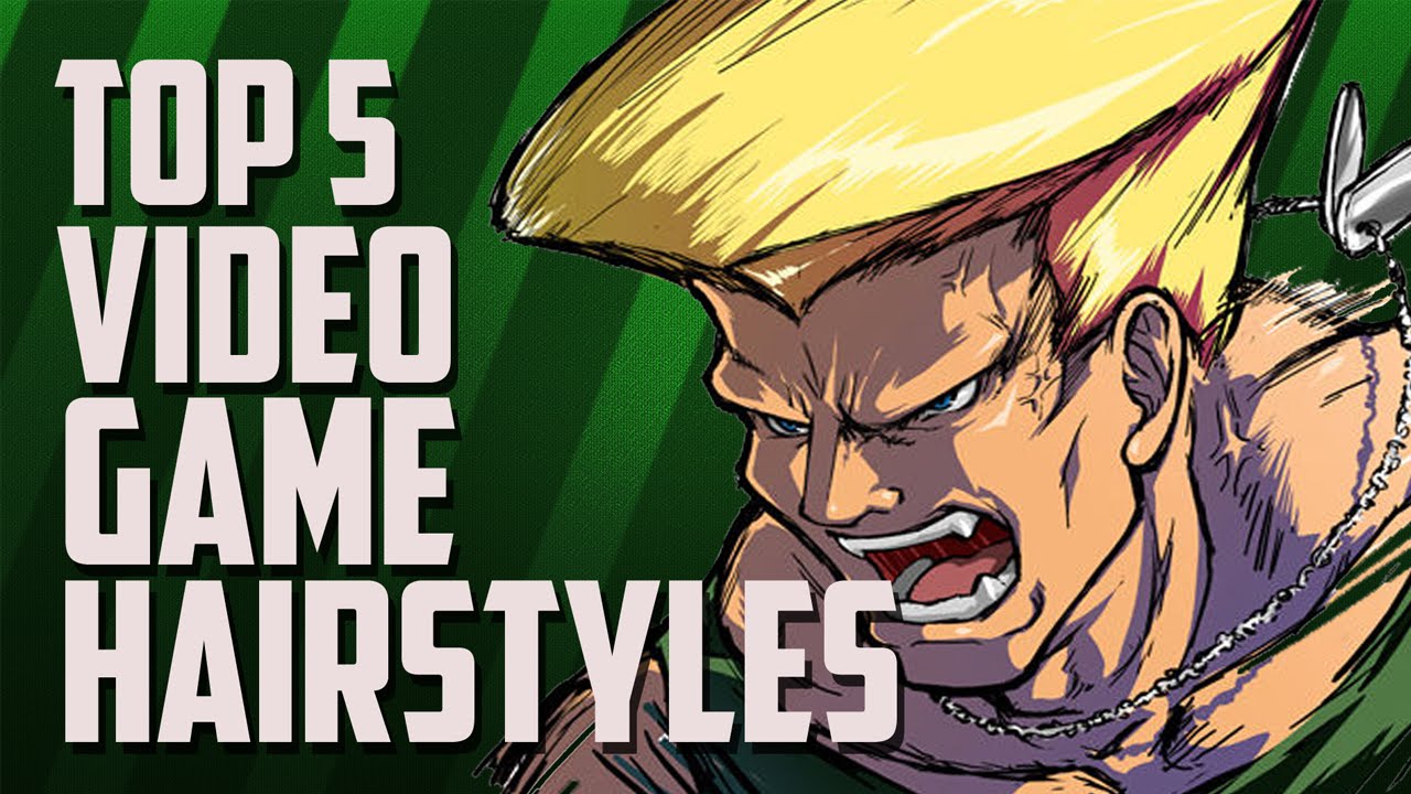 Top 5 | Video Game Hairstyles - Mr1upz - YouTube
