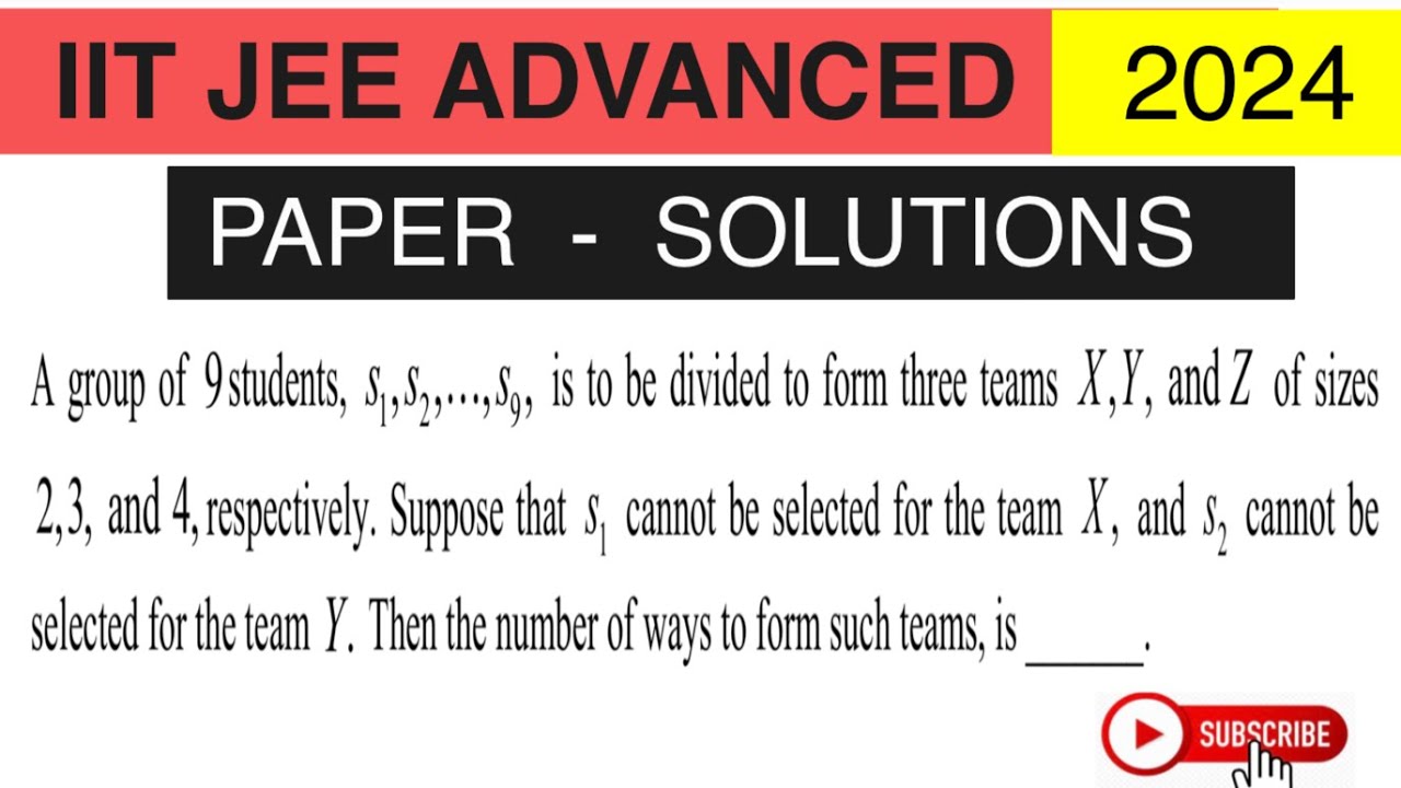 A group of 9 students s1,s2…,s9,is to be divided to form 3 teams X,Y& Z ...