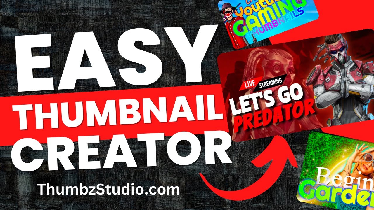 Easy Gaming YouTube Thumbnail Creator Tool for YouTube Thumbnails - YouTube