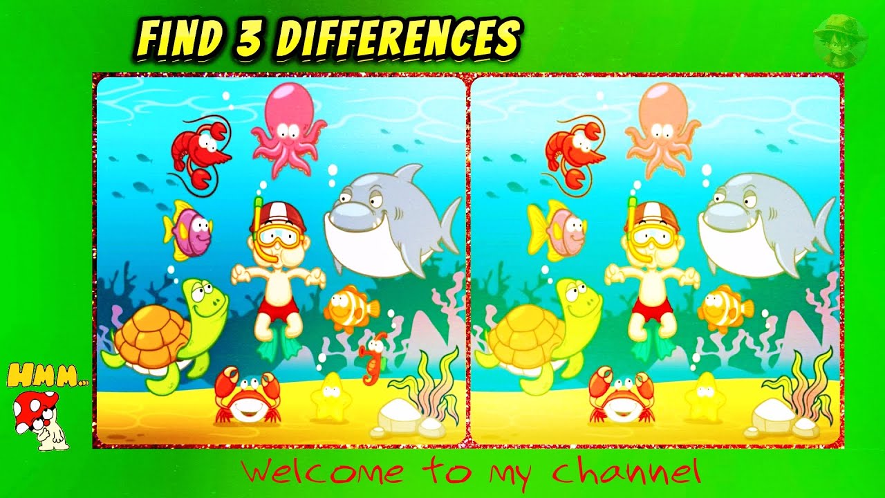 Find 3 differences.#16 - YouTube