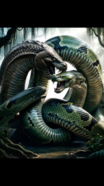 TITANOBOA vs. ANACONDA! 🤯 The Ultimate Battle! #snake #wildliferescue # ...