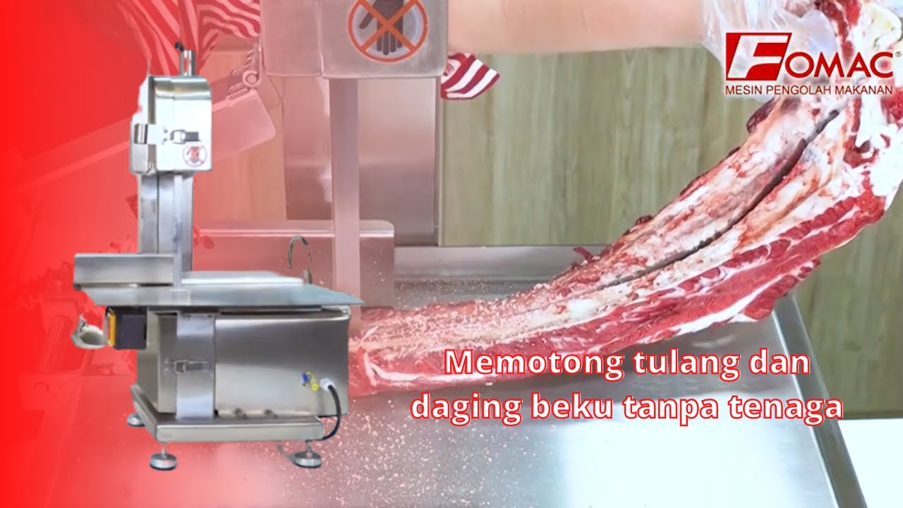 Mesin Pemotong Tulang Sapi Daging Beku Ikan Beku Bone Saw Machine