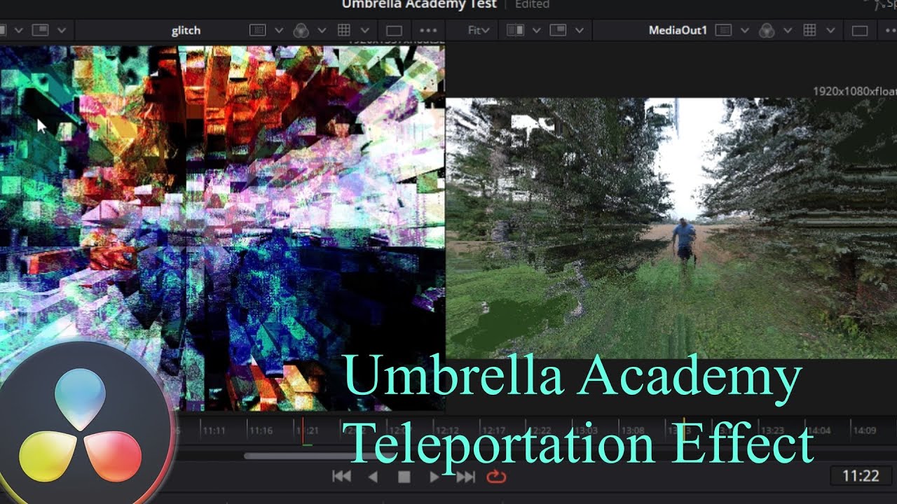 Umbrella Academy Teleportation Effect - Davinci Resolve - YouTube