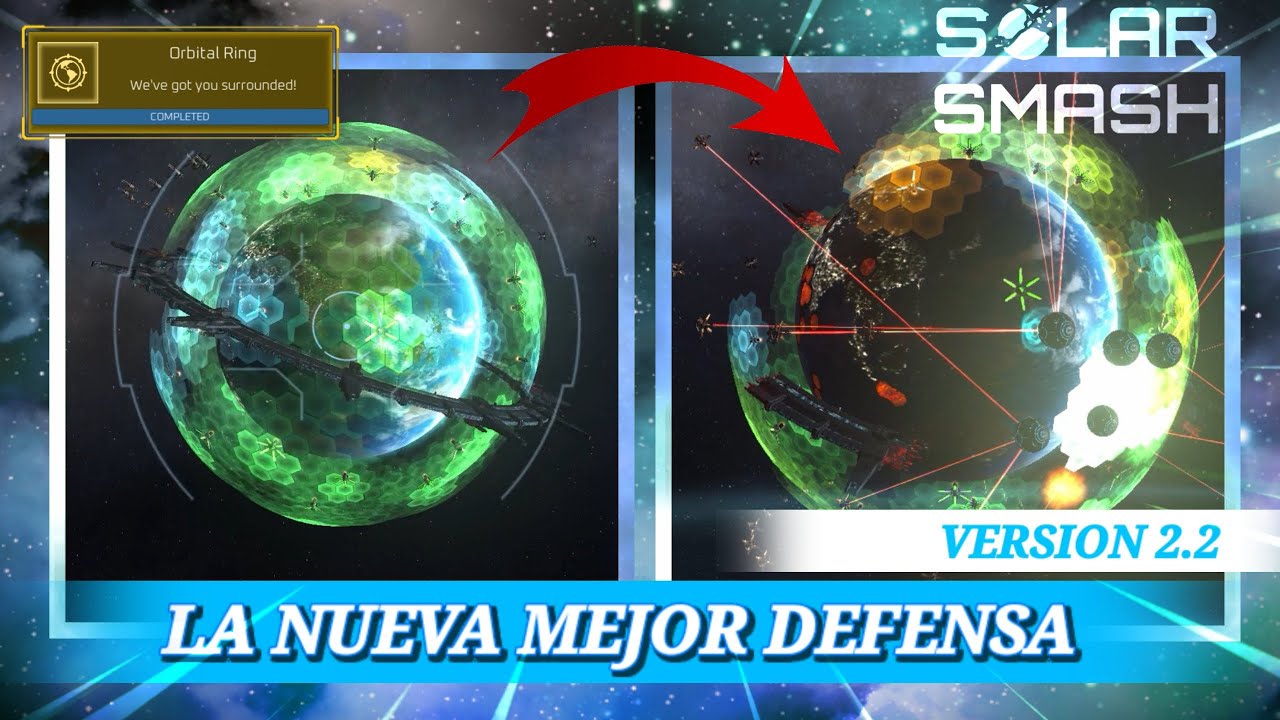 🛡️LA NUEVA MEJOR DEFENSA de SOLAR SMASH v2.2 - YouTube
